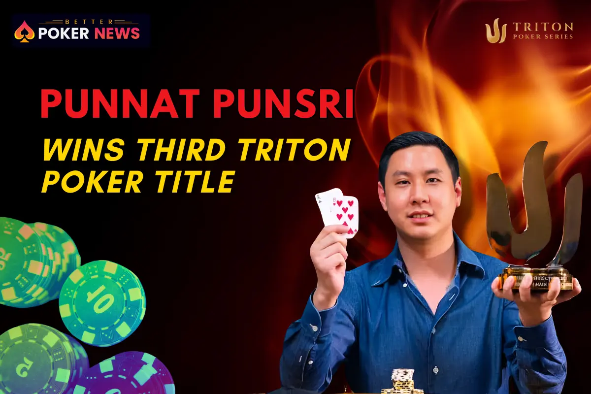 Punnat Punsri Wins Third Triton Poker Title